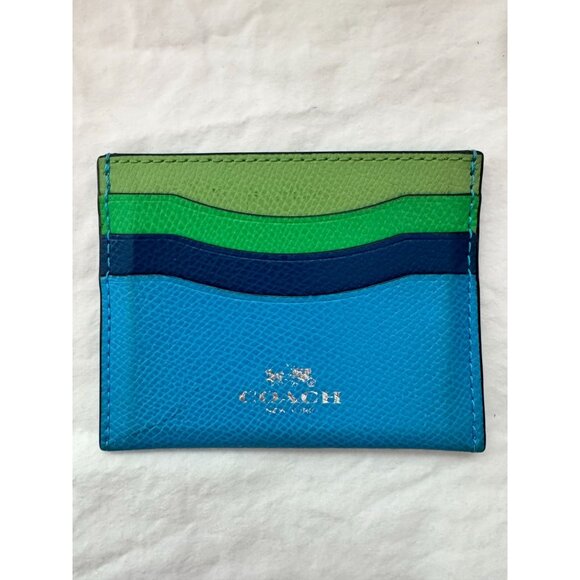 Coach | Accessories | Coach Color Block Cardcase Euc | Poshmark